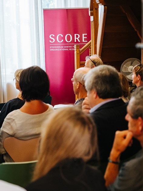 Open Seminar at Score - hhs.se - Handelshögskolan i Stockholm