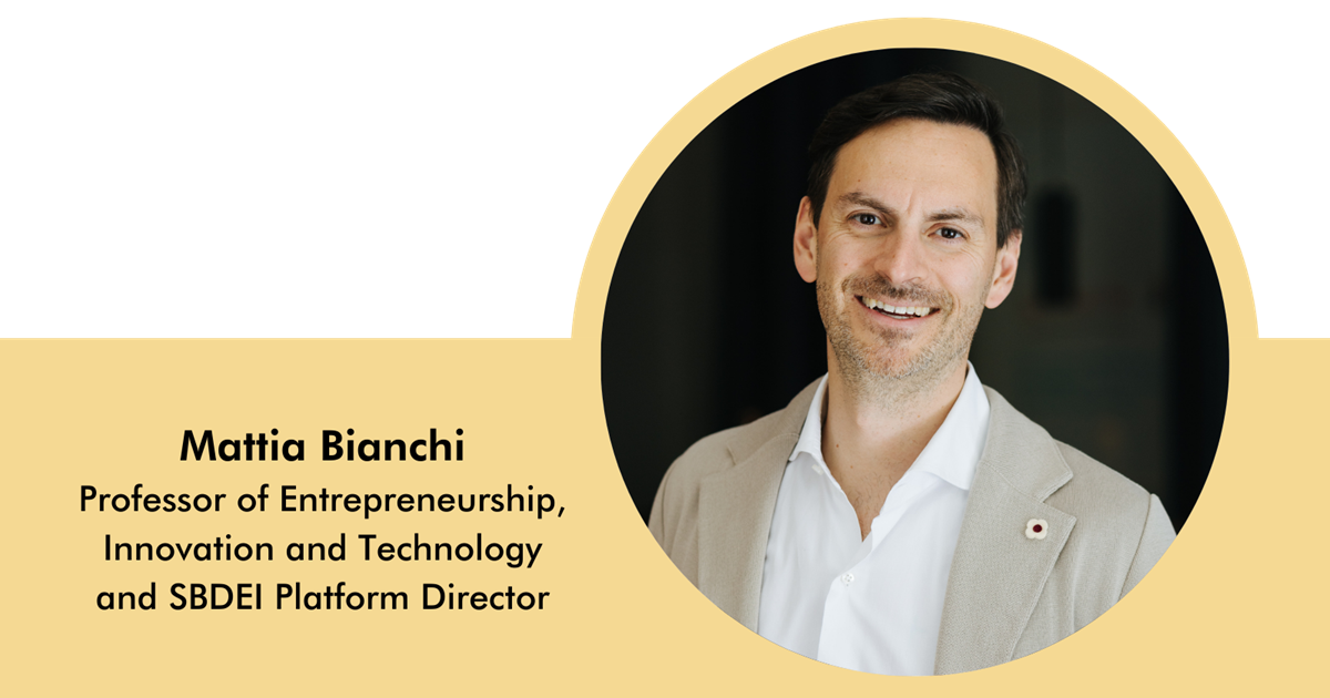 Find out more about Mattia's work with transformative innovations, and ...