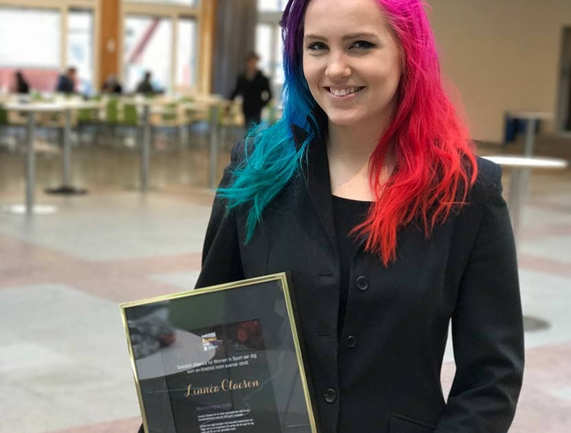 Linnéa Claeson appointed female role model by safwis - hhs.se ...