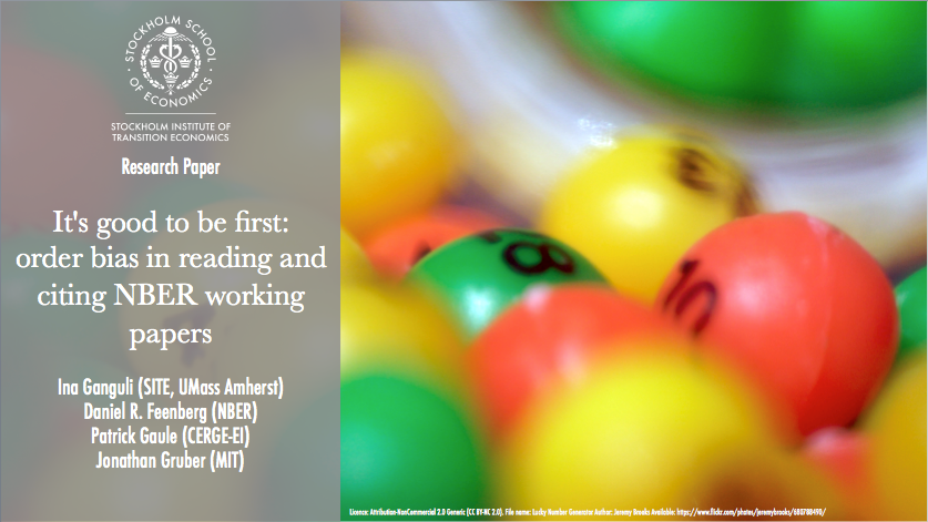 Research paper by Ina Ganguli and co-authors draws attention from the ...