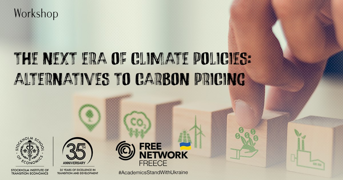 Workshop | The Next era of climate policies: Alternatives to carbon ...