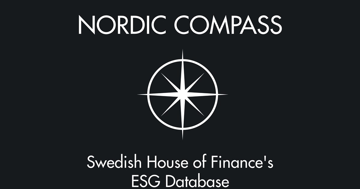 Nordic Compass, SHoF's ESG Database - hhs.se - Stockholm School of Economics